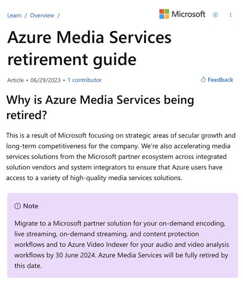 james holding on linkedin with azure closing its media services it