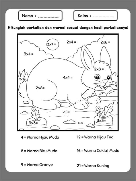 Perkalian Mewarnai Pdf