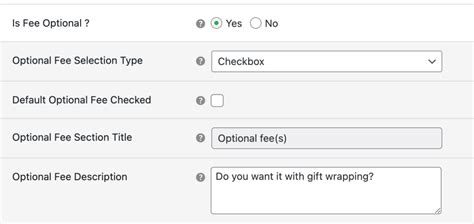 Woocommerce Extra Fees Plugin Thedotstore