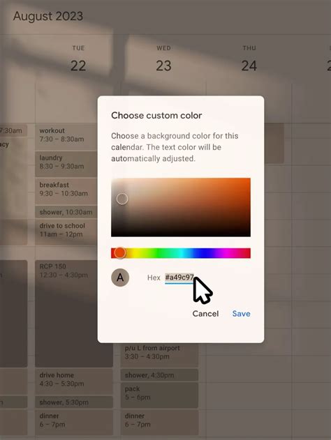 GOOGLE CALENDAR HEX CODES Gallery Posted By T A R Y N Lemon8