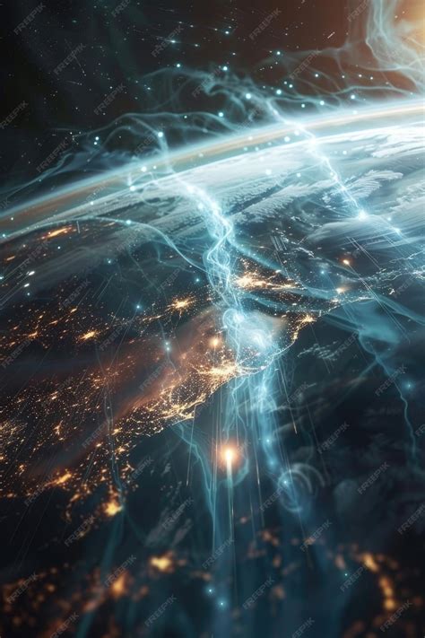 Premium Photo Unbreakable Security From Space Earth Encircled By