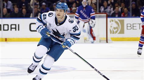 Calen Addison Hails Sharks No Quit Attitude After Close Loss To Rangers Nbc Sports Bay Area