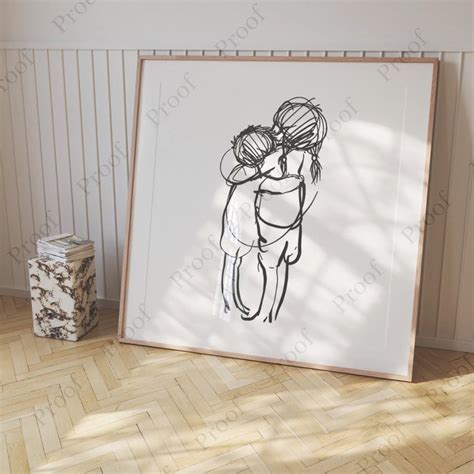 Sabrina Siblings Hugging Etsy