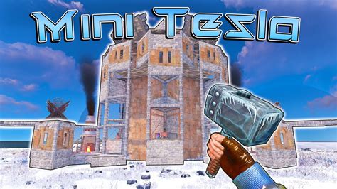 Mini Tesla Overpowered Rust Duo Base Design Rust Base Design