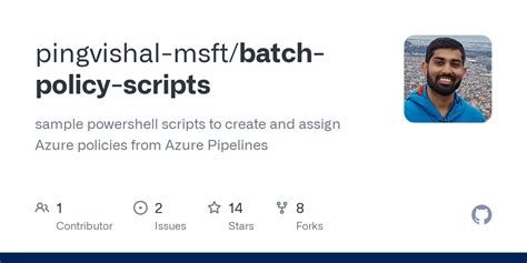 Github Pingvishal Msftbatch Policy Scripts Sample Powershell