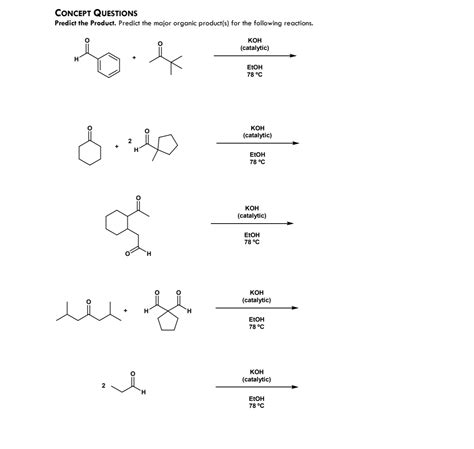 Solved Concept Questions Predict The Product Predict The Chegg