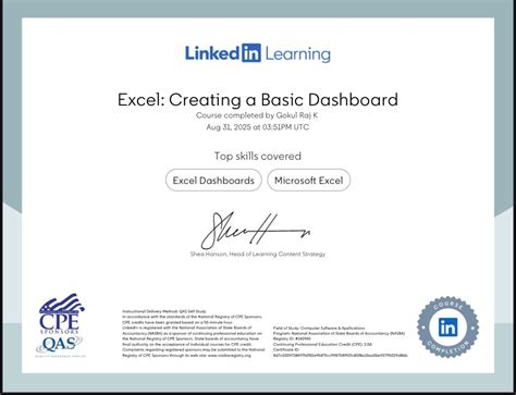 Excel Dashboards Microsoftexcel Continuouslearning Upskilling Gokul Raj K