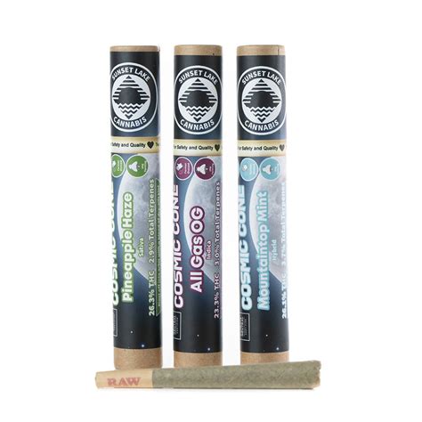 Cosmic Cones Sungrown Vermont Cannabis — Sunset Lake Cannabis