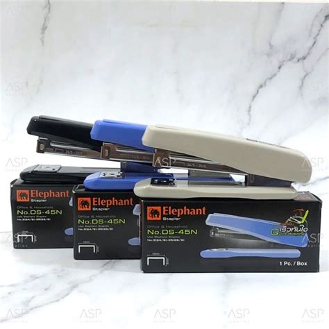 แม็กซ์เย็บกระดาษ เครื่องเย็บกระดาษ แม็กซ์ ตราช้าง Elephant รุ่น Ds 45n คละสี Th