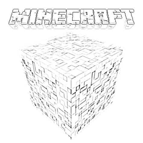 Minecraft Logo Coloring Pages Billodb