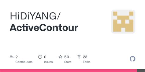 Github Hidiyang Activecontour