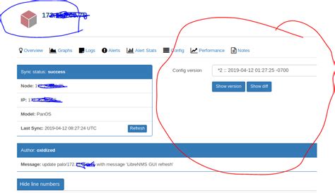 Librenms Oxidized Missing Previous Config Oxidized LibreNMS Community