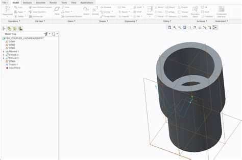 Solved How To Make A Normal Extrusion To A Curved Surface Ptc Community