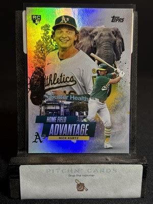 2025 Topps Update Series Nick Kurtz Home Field Advantage Rc Ssp Ha 49