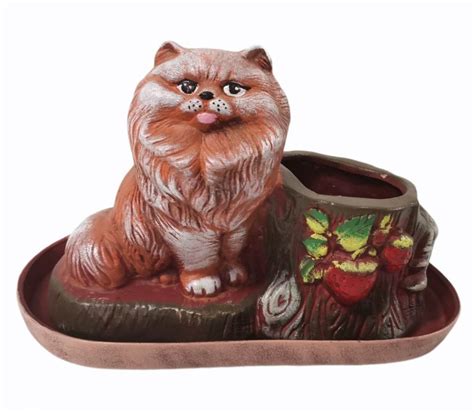 КЕРАМИЧНА САКСИЯ С КОТЕ НА ПРОМО ЦЕНА Ot