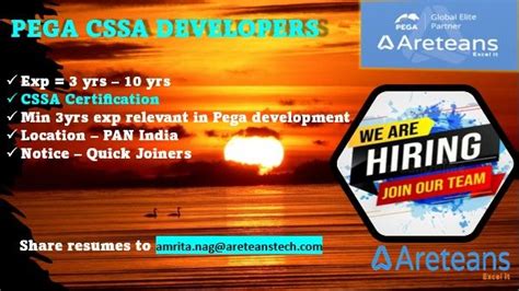 Amrita N On Linkedin Areteans Pegadeveloper Cssa Pega Areteans Pega Prpc Pegajobs