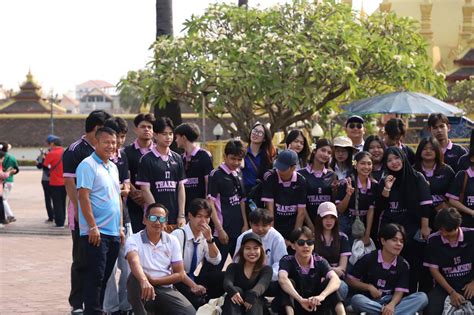 ຮູບພາບບັນຍາກາດໃນພາກເຊົ້າຂອງວັນທີ 20 ກຸມພາ 2025 ກັບຂະບວນທັດສະນະສຶກສາຈາກມະຫາວິທະຍາໄລທັກສິນ