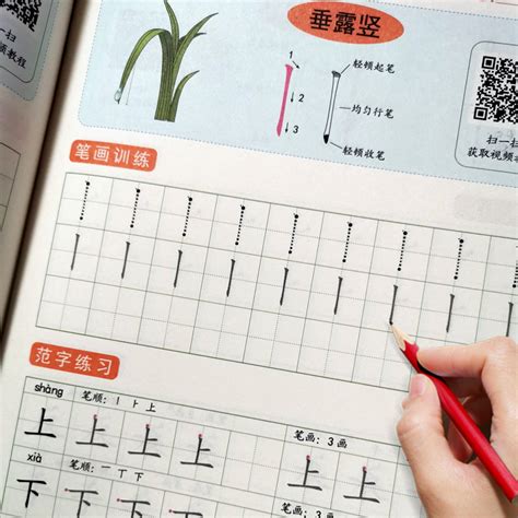 笔画练习字帖儿童启蒙硬笔书法临摹练字本3 6 12岁练字入门控笔训练幼儿园学前宝宝专注力笔控训练幼小衔接一二三年级笔顺笔画字帖 虎窝淘