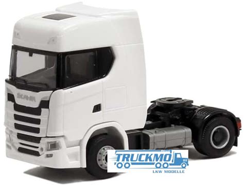 Awm Scania Cs Hd Weiß 580761 Lkw Modelle Und