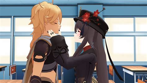 Hu Tao Sucks Aether Genshin Impact Youtube