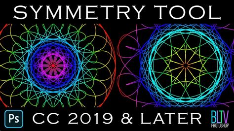 Photoshop Symmetry Tool Create Awesome Mandalas In Cc 2018 And Later Youtube