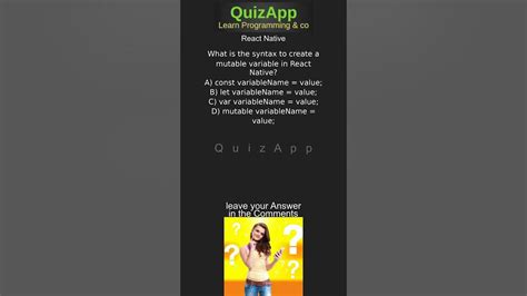 React Native What Is The Syntax To Create A Mutable Variable In React Native Youtube