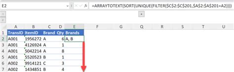 Simple Basket Analysis Formula Approach With Excel 365 Wmfexcel