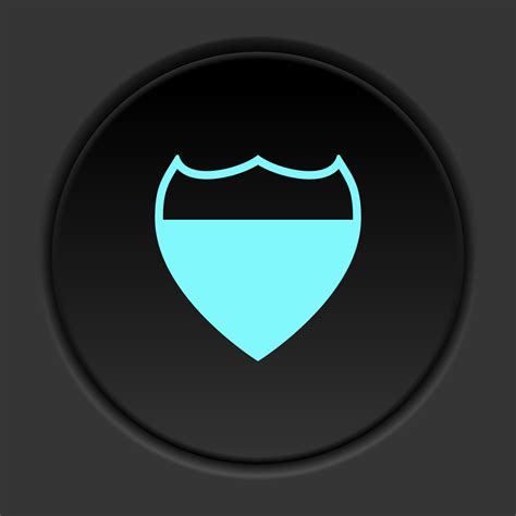 Round Button Icon Police Metal Plate Button Banner Round Badge Interface For Application