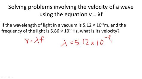 Physical Science Wave Calculations Worksheet Printable Calendars At A Glance