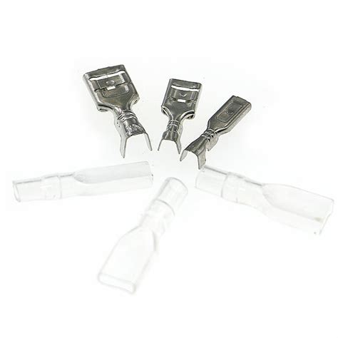 120pcs 28 48 63 삽입 플러그 스프링 피복 와이어 터미널 커넥터 냉간 압착 터미널 05 25mm2 커넥터 전자 액세서리 및 소모품