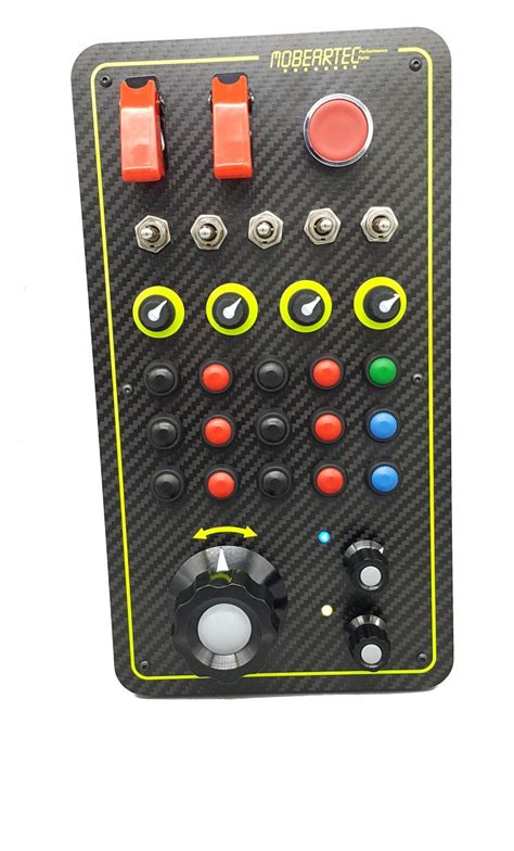Mobeartec Racecontrol Pro Usb Simracing Button Box For Iracing Assetto