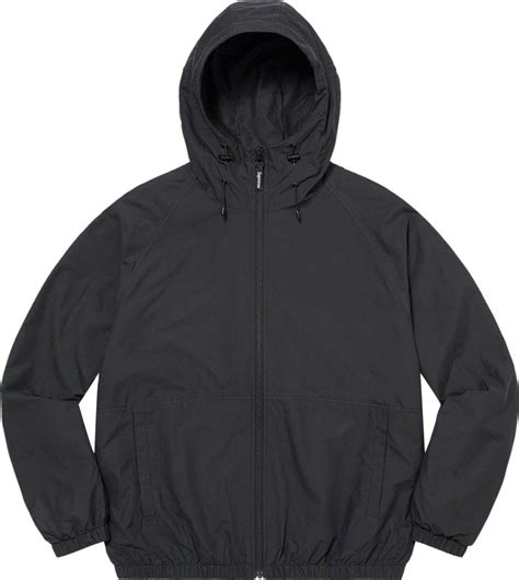 Buy Supreme Lightweight Nylon Hooded Jacket Black Ss23j52 Black Goat