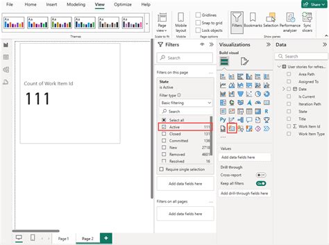 분석 뷰에서 Power Bi 보고서 만들기 Azure Devops Microsoft Learn
