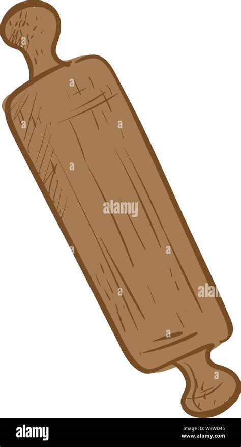 Vintage Wooden Pan For Bread Stock Vector Images Alamy