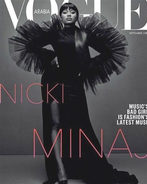 Star Power Nicki Minaj Is The Cover Girl For Vogue Arabias September