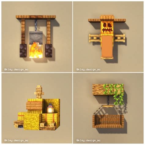 Minecraft Outdoor Decorations 12 Ideas For Your Garden Village