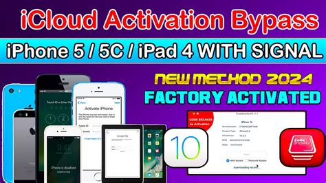 NEW ICloud Bypass IPhone 5 5C IPad 4 Signal IOS 10 3 4 10 3 3 Hello Screen Passcode Disabled