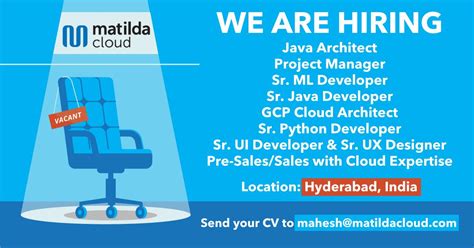 Matilda Cloud On Linkedin Hiring Recruitment Matildacloud