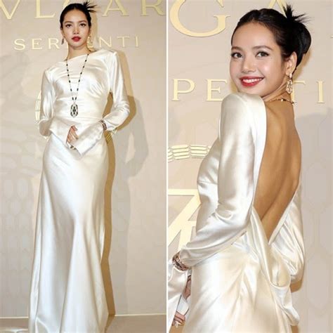 Black Pinks Lisa Puts Her Bangs Up For Bulgari Event