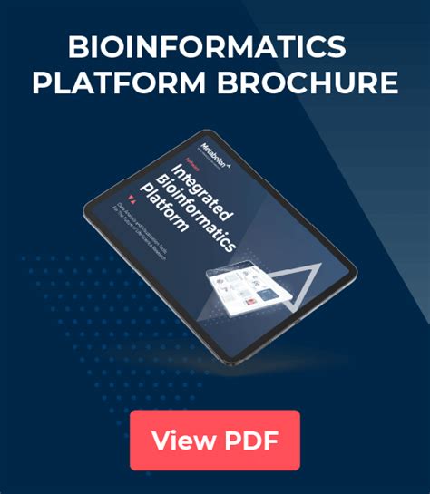 On Demand Introducing Metabolons Integrated Bioinformatics Platform Metabolon