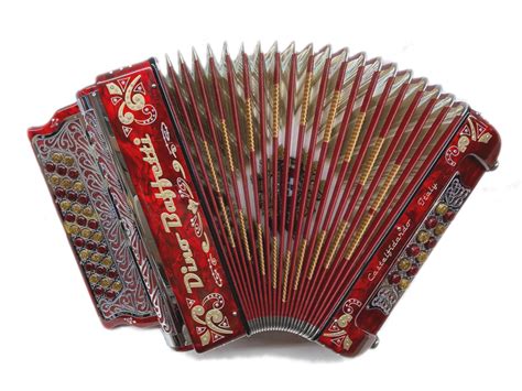 Dino Baffetti Supertuga Portuguese Concertina 3 Row 12 Bass Decorate