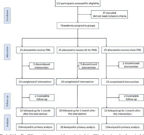 Figure 1 From Effects Of Intermittent Theta Burst Transcranial Magnetic Stimulation On Post