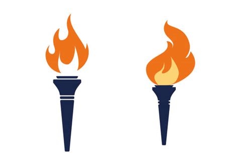 1651 Flame Torch Black Background High Res Illustrations Getty Images