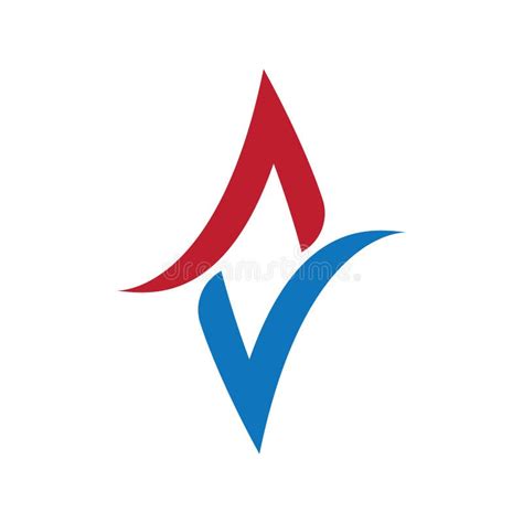 V Letter Logo Icon Stock Vector Illustration Of Hair 350192128