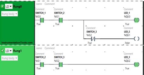 Plc Programming Example On Led Control