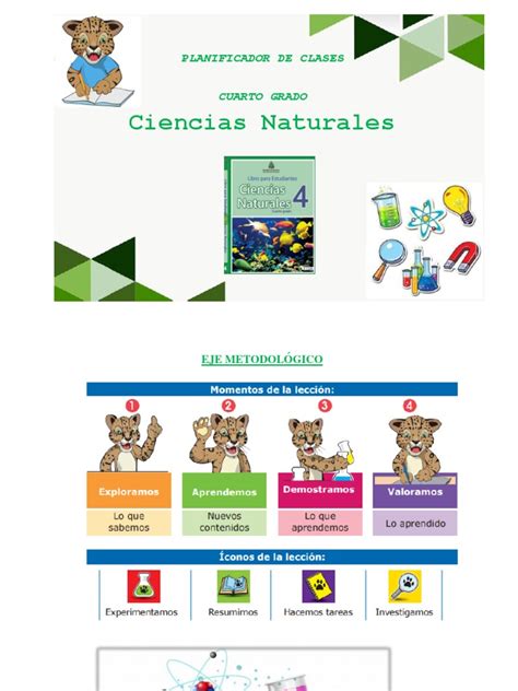 4 Grado Ciencias Naturales Pdf Tierra Luna