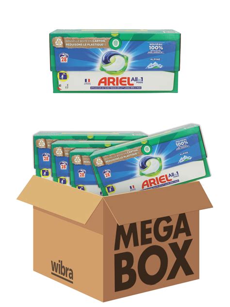 Lessive Ariel Mégabox 112 Capsules Wibra France Vous Faites ça Bien