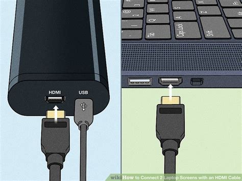 How To Connect Laptop Screens With An HDMI Cable Steps