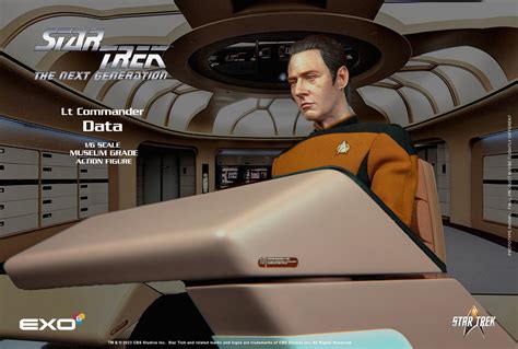 Star Trek The Next Generation Lt Commander Data Figure By Exo 6