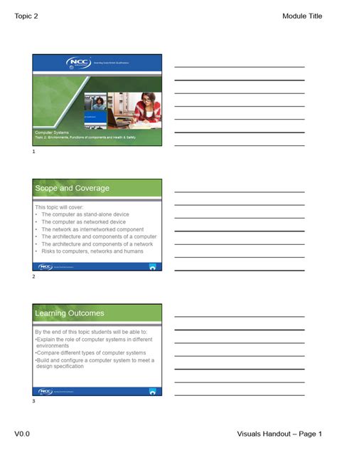 Computer Systems Lecture 2 Environments Functions Of Components And
